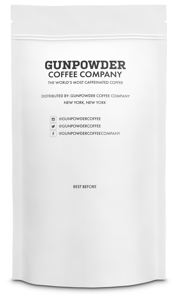 Gunpowder Coffee, World's Most Caffeinated Coffee - Ground Coffee ...